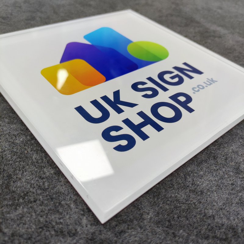 Recycled Acrylic Green Cast Sign | Eco Friendly Signs | UK Sign Shop