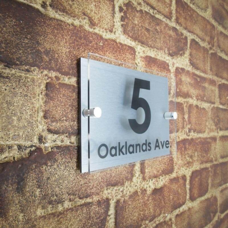 Illuminated House Numbers | Light Up Solar Door Number Signs