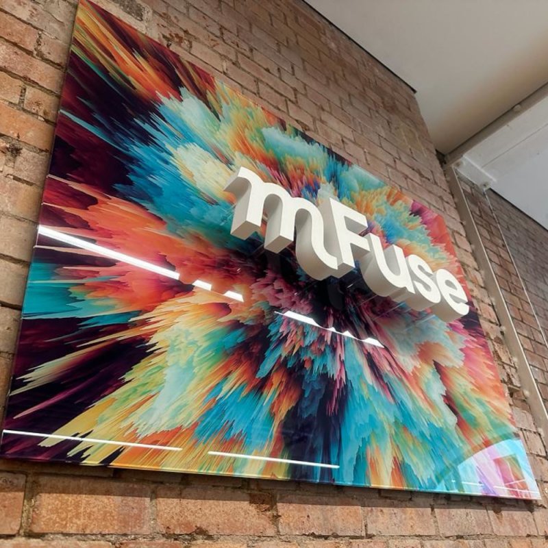 BurstPanel™ Floating Logo Sign | LED Signs