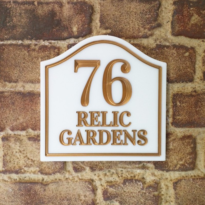 Corian House Signs | Personalise These Durable Plaques From £34.99