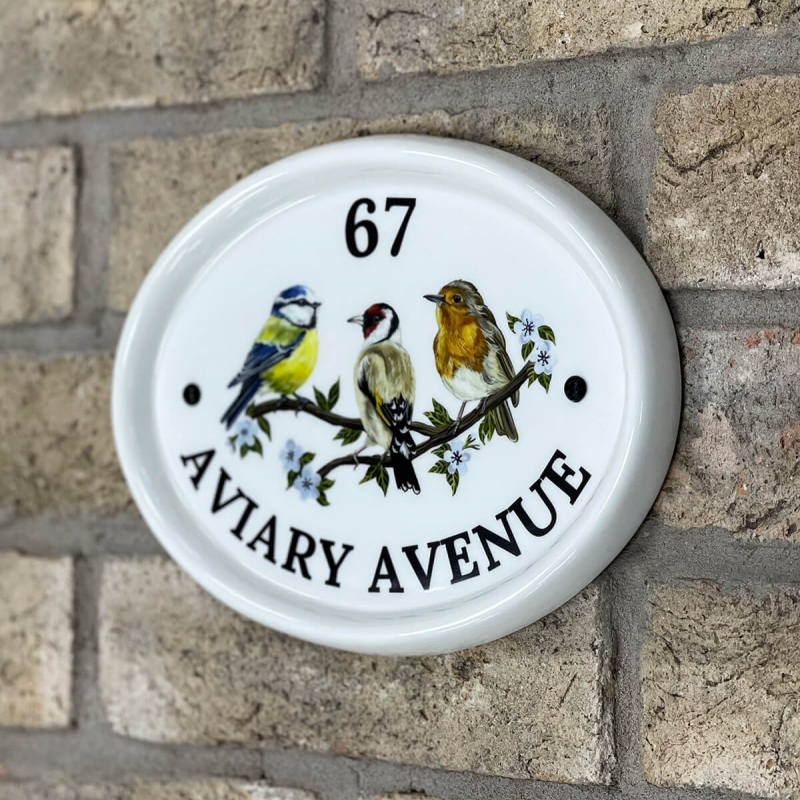 Ceramic House Signs | UK Ceramic House Number Plaques