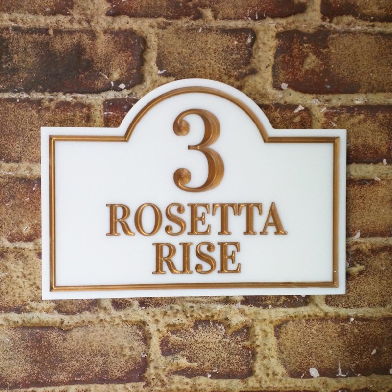 House Signs & Numbers | 80+ Plaques from £7 with UK Delivery