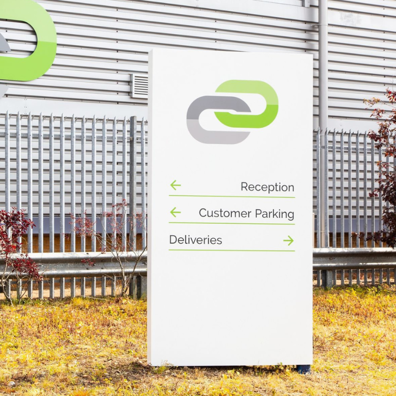 Flat Totem Monolith Sign | Outdoor Signs | UK Sign Shop