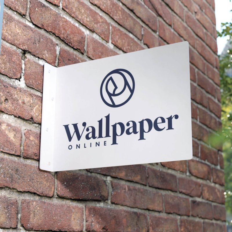 White Rectangular Projecting Sign | Hanging Signs | UK Sign Shop