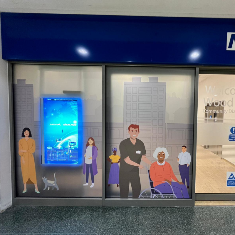Printed Frosted Vinyl Manifestation - National Installation - UK Sign Shop