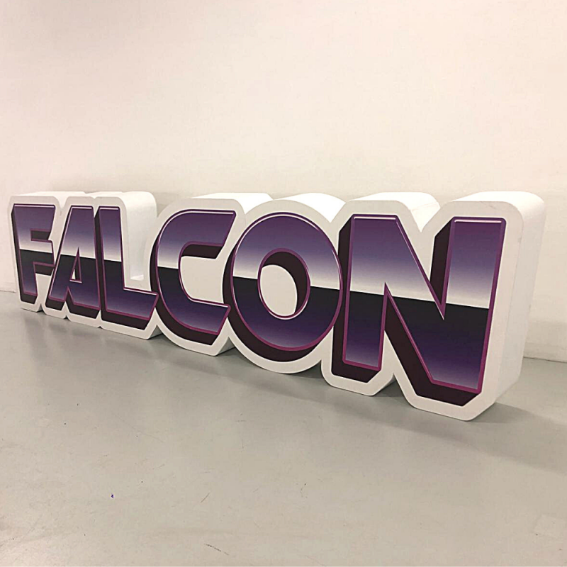 Large Letters Cut Polystyrene | Painted or Printed