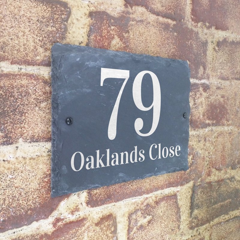 House Signs & Numbers | 80+ Plaques from £7 with UK Delivery