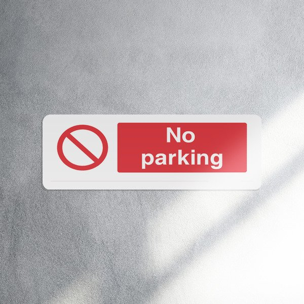 No parking sign landscape | UK Sign Shop