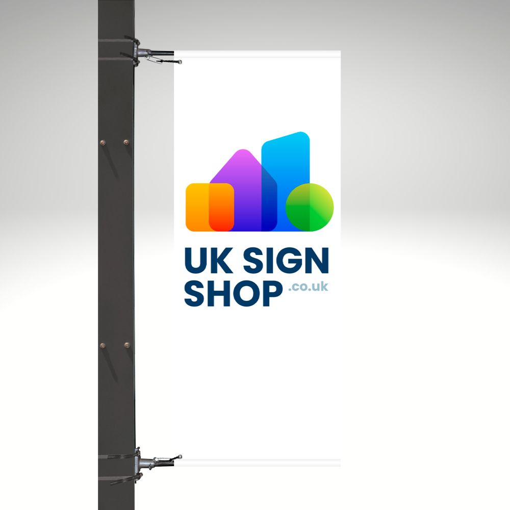 Mistral Lamp Post Banner | Lamp Post Sign | UK Sign Shop