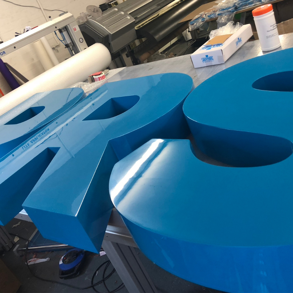 3D Metal Letters & Logos | Printed, Painted or Illuminated.