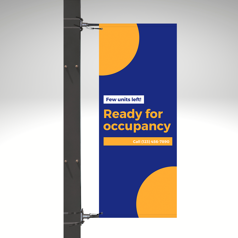 Mistral Lamp Post Banner | Lamp Post Sign | UK Sign Shop